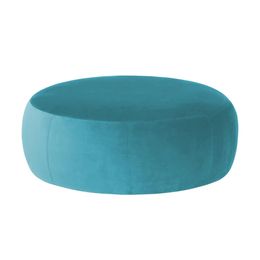 Samt Hocker Amadi t&uuml;rkis/petrol Ma&szlig;e (cm): B: 105 H: 40 Sessel & Hocker > Hocker > Polsterhocker &raquo; Sofa DE