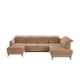 Medium Wohnlandschaft inklusive diverser Funktionen Milan braun Ma&szlig;e (cm): B: 360 H: 105 T: 240.0 Sofas > Sofas nach Material > &raquo; Sofa DE