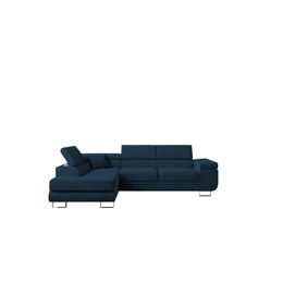 Ecksofa Anton blau Ma&szlig;e (cm): B: 275 H: 90 Sofas > Sofas nach Material > Stoffsofas &raquo; Sofa DE