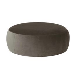 Samt Hocker Amadi grau Ma&szlig;e (cm): B: 105 H: 40 Sessel & Hocker > Hocker > Polsterhocker &raquo; Sofa DE
