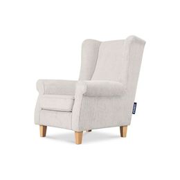 KONSIMO Ohrensessel Miles creme Ma&szlig;e (cm): B: 82 H: 105 Sessel & Hocker > Sessel nach Material > Stoff Sessel &raquo; Sofa DE