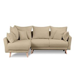 KONSIMO Ecksofa Belmos beige Ma&szlig;e (cm): B: 234 H: 100 Sofas > Sofas nach Material > Stoffsofas &raquo; Sofa DE