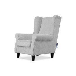 KONSIMO Ohrensessel Miles grau Ma&szlig;e (cm): B: 82 H: 105 Sessel & Hocker > Sessel nach Material > Stoff Sessel &raquo; Sofa DE