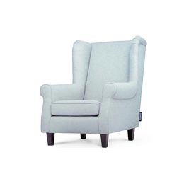 KONSIMO Ohrensessel Miles gr&uuml;n Ma&szlig;e (cm): B: 82 H: 105 Sessel & Hocker > Sessel nach Material > Stoff Sessel &raquo; Sofa DE