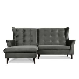 KONSIMO Ecksofa Salis grau Maße (cm): B: 225 H: 105 Sofas > Sofas nach Material > Stoffsofas » Sofa DE