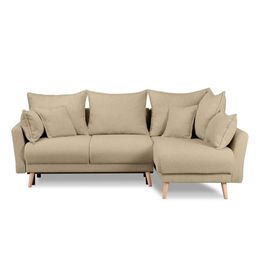 KONSIMO Ecksofa Belmos beige Ma&szlig;e (cm): B: 234 H: 100 Sofas > Sofas nach Material > Stoffsofas &raquo; Sofa DE