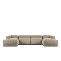KONSIMO Wohnlandschaft Buffo beige Ma&szlig;e (cm): B: 400 H: 73 Sofas > Sofas nach Material > Stoffsofas &raquo; Sofa DE