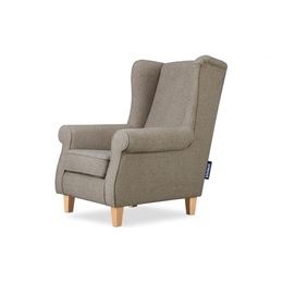 KONSIMO Ohrensessel Miles braun Ma&szlig;e (cm): B: 82 H: 105 Sessel & Hocker > Sessel nach Material > Stoff Sessel &raquo; Sofa DE
