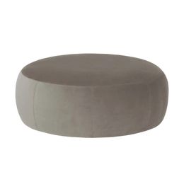 Samt Hocker Amadi grau Ma&szlig;e (cm): B: 105 H: 40 Sessel & Hocker > Hocker > Polsterhocker &raquo; Sofa DE