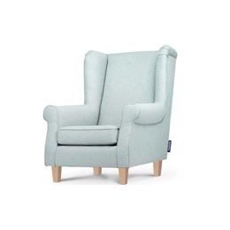 KONSIMO Ohrensessel Miles gr&uuml;n Ma&szlig;e (cm): B: 82 H: 105 Sessel & Hocker > Sessel nach Material > Stoff Sessel &raquo; Sofa DE