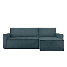 KONSIMO Ecksofa Napi blau Ma&szlig;e (cm): B: 246 H: 89 Sofas > Sofas nach Material > Stoffsofas &raquo; Sofa DE