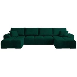 Wohnlandschaft Nubes gr&uuml;n Ma&szlig;e (cm): B: 360 H: 85 Sofas > Sofas nach Material > Stoffsofas &raquo; Sofa DE
