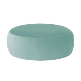 Samt Hocker Amadi t&uuml;rkis/petrol Ma&szlig;e (cm): B: 105 H: 40 Sessel & Hocker > Hocker > Polsterhocker &raquo; Sofa DE