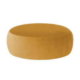 Samt Hocker Amadi gelb Ma&szlig;e (cm): B: 105 H: 40 Sessel & Hocker > Hocker > Polsterhocker &raquo; Sofa DE