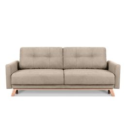 KONSIMO Einzelsofa Visna beige Ma&szlig;e (cm): B: 220 H: 79 Sofas > Sofas nach Material > Stoffsofas &raquo; Sofa DE