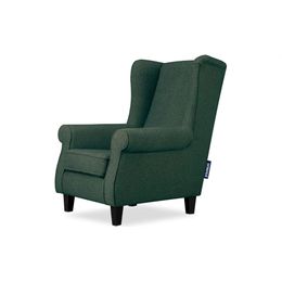 KONSIMO Ohrensessel Miles blau Ma&szlig;e (cm): B: 82 H: 105 Sessel & Hocker > Sessel nach Material > Stoff Sessel &raquo; Sofa DE