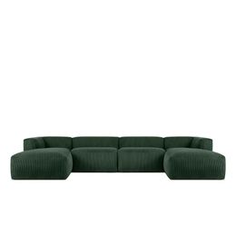 KONSIMO Wohnlandschaft Buffo gr&uuml;n Ma&szlig;e (cm): B: 400 H: 73 Sofas > Sofas nach Material > Stoffsofas &raquo; Sofa DE