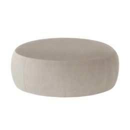 Samt Hocker Amadi beige Ma&szlig;e (cm): B: 105 H: 40 Sessel & Hocker > Hocker > Polsterhocker &raquo; Sofa DE