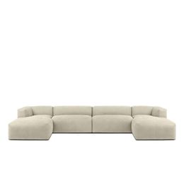 KONSIMO Wohnlandschaft Buffo creme Ma&szlig;e (cm): B: 400 H: 73 Sofas > Sofas nach Material > Stoffsofas &raquo; Sofa DE