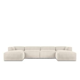 KONSIMO Wohnlandschaft Buffo creme Ma&szlig;e (cm): B: 400 H: 73 Sofas > Sofas nach Material > Stoffsofas &raquo; Sofa DE