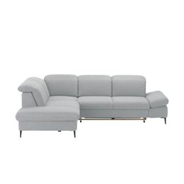 Primo Ecksofa Serra grau Maße (cm): B: 268 H: 81 T: 215.0 » Möbel Kraft