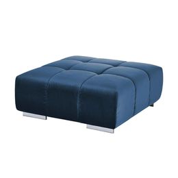 Primo Hocker aus Samt Origo blau Ma&szlig;e (cm): B: 103 H: 42 T: 103.0 &raquo; M&ouml;bel Kraft