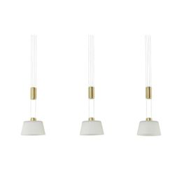 HELL-höllisch gutes Licht LED-Pendelleuchte gold Maße (cm): B: 100 H: 150 » Möbel Kraft