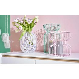 M&ouml;bel Kraft Vase wei&szlig; Glas Ma&szlig;e (cm): H: 24,5 &Oslash;: 20.0 &raquo; M&ouml;bel Kraft