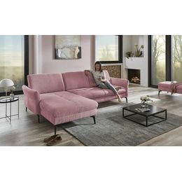 Kollektion Kraft Ecksofa Cord DANTE rosa/pink &raquo; M&ouml;bel Kraft