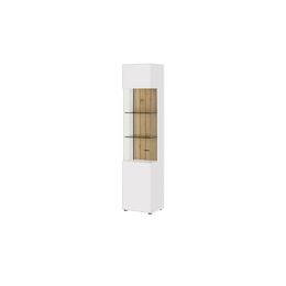 Jette Home Vitrine Como weiß Maße (cm): B: 47 H: 206 T: 38.0 » Möbel Kraft