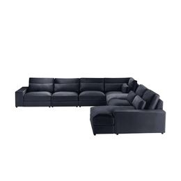 M&ouml;bel Kraft Ecksofa Branna grau Ma&szlig;e (cm): B: 412 H: 88 T: 296.0 &raquo; M&ouml;bel Kraft