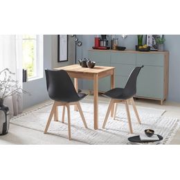 M&ouml;bel Kraft Schalenstuhl schwarz Ma&szlig;e (cm): B: 49 H: 84 T: 51.0 &raquo; M&ouml;bel Kraft