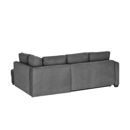 bobb Ecksofa mit Boxspringpolsterung grau Ma&szlig;e (cm): B: 235 H: 90 T: 184.0 &raquo; M&ouml;bel Kraft