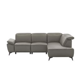 Primo Ecksofa Belfast grau Maße (cm): B: 260 H: 100 T: 203.0 » Möbel Kraft