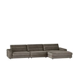 M&ouml;bel Kraft Ecksofa Samt Scarlatti grau Ma&szlig;e (cm): B: 416 H: 83 T: 205.0 &raquo; M&ouml;bel Kraft