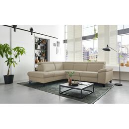 Kollektion Kraft Ecksofa Echtleder Linda beige Ma&szlig;e (cm): B: 261 H: 80 T: 209.0 &raquo; M&ouml;bel Kraft