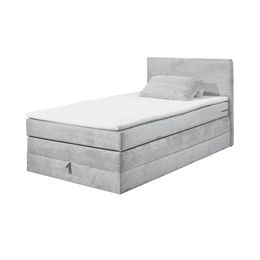 M&ouml;bel Kraft Boxspringbett grau Ma&szlig;e (cm): B: 141 H: 107 T: 209.0 &raquo; M&ouml;bel Kraft