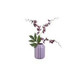 HOME STORY Vase lila/violett Dolomite Ma&szlig;e (cm): H: 19 &Oslash;: 14.0 &raquo; M&ouml;bel Kraft
