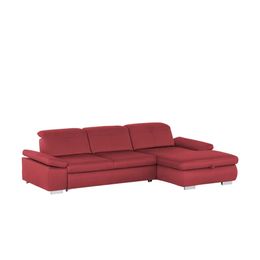 Kollektion Kraft Ecksofa aus Mikrofaser Kathrin rot Ma&szlig;e (cm): B: 309 H: 85 T: 195.0 &raquo; M&ouml;bel Kraft