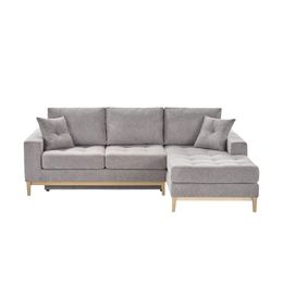 Smart Ecksofa grau Ma&szlig;e (cm): B: 242 H: 90 T: 173.0 &raquo; M&ouml;bel Kraft
