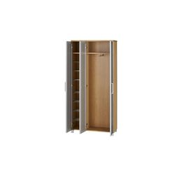 M&ouml;bel Kraft Dielenschrank grau Ma&szlig;e (cm): B: 90 H: 193 T: 37.0 &raquo; M&ouml;bel Kraft