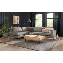Soho Ecksofa aus recyceltem Leder Skaisa grau Ma&szlig;e (cm): B: 296 H: 85 T: 217.0 &raquo; M&ouml;bel Kraft