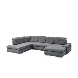 Kollektion Kraft Wohnlandschaft aus Mikrofaser Affair braun Ma&szlig;e (cm): B: 371 H: 100 T: 260.0 &raquo; M&ouml;bel Kraft