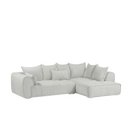 M&ouml;bel Kraft Ecksofa beidseitig montierbar London silber Ma&szlig;e (cm): B: 320 H: 72 T: 197.0 &raquo; M&ouml;bel Kraft