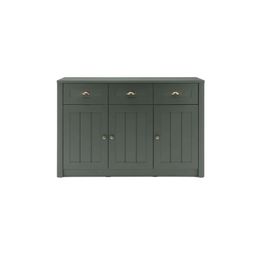M&ouml;bel Kraft Highboard gr&uuml;n Ma&szlig;e (cm): B: 130 H: 86 T: 43.0 &raquo; M&ouml;bel Kraft
