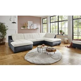 Kollektion Kraft Wohnlandschaft Davinci creme Ma&szlig;e (cm): B: 346 H: 85 T: 195.0 &raquo; M&ouml;bel Kraft