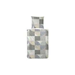 M&ouml;bel Kraft Flanell Bettw&auml;sche-Set grau Ma&szlig;e (cm): B: 155 H: 1 &raquo; M&ouml;bel Kraft