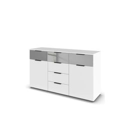 M&ouml;bel Kraft Sideboard Skyla wei&szlig; Ma&szlig;e (cm): B: 140 H: 81 &raquo; M&ouml;bel Kraft