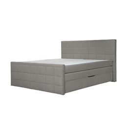 M&ouml;bel Kraft Boxspringbett Vito grau Ma&szlig;e (cm): B: 193 H: 117 &raquo; M&ouml;bel Kraft