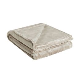 CS Schmal como Flanelldecke Deluxe beige Synthetik Ma&szlig;e (cm): B: 150 &raquo; M&ouml;bel Kraft